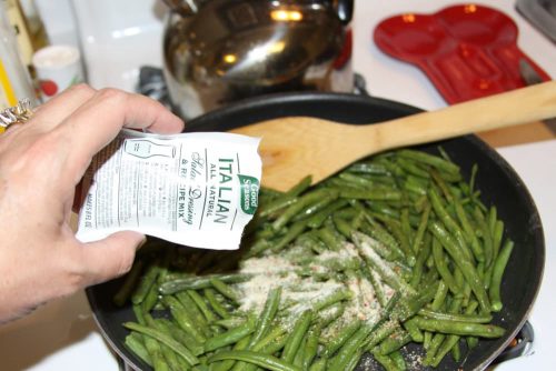 Seasoned Green Beans – Add Salt & Serve