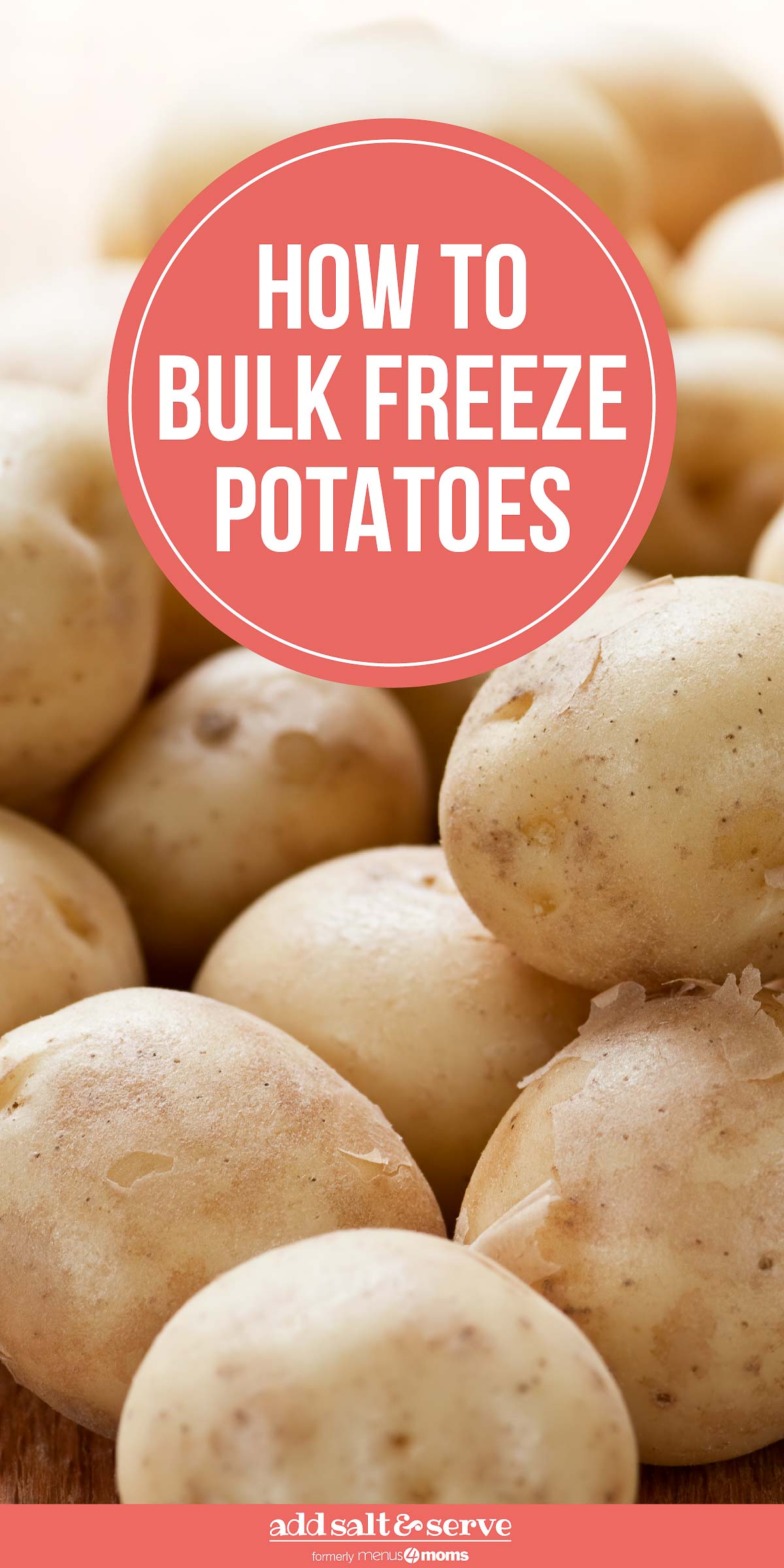The Potato Plan (Bulk Freezing Potatoes) – Add Salt & Serve