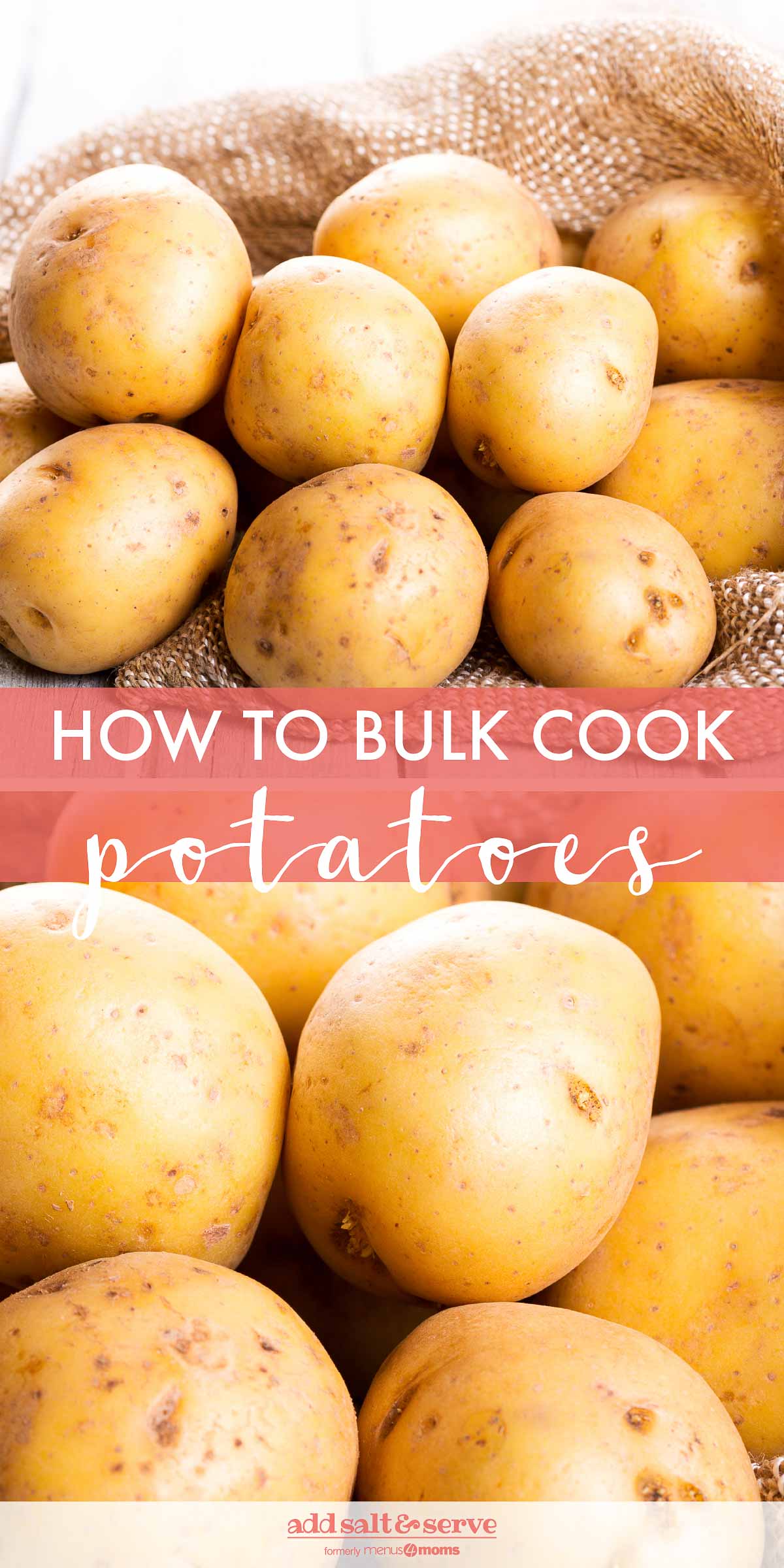 The Potato Plan (Bulk Freezing Potatoes) – Add Salt & Serve
