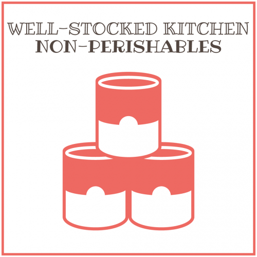 Well Stocked Kitchen: Non-Perishables – Add Salt & Serve