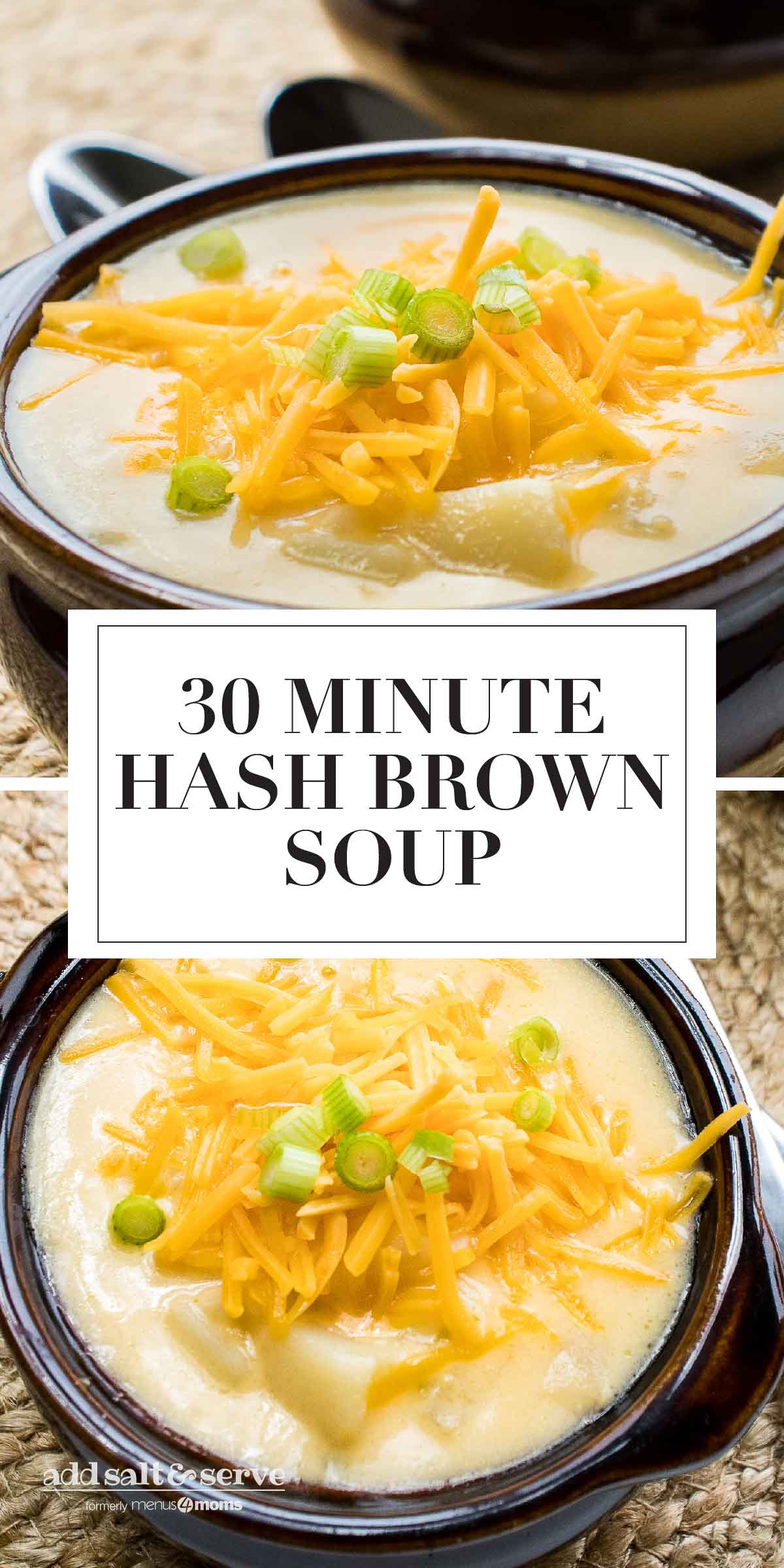 Potato Soup with Hash Browns (30 Minute Recipe) – Add Salt & Serve