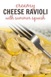 20 Minute Creamy Summer Squash Ravioli – Add Salt & Serve