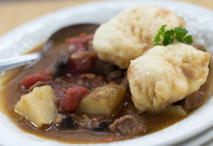 Beef Stew with Dumplings – Add Salt & Serve