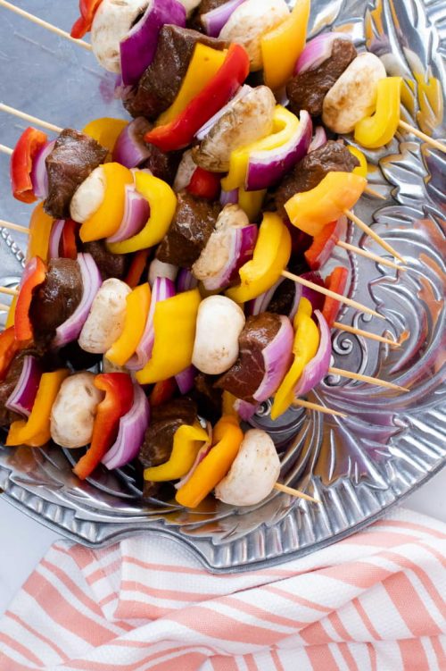 Beef Kabobs over Yellow Rice – Add Salt & Serve