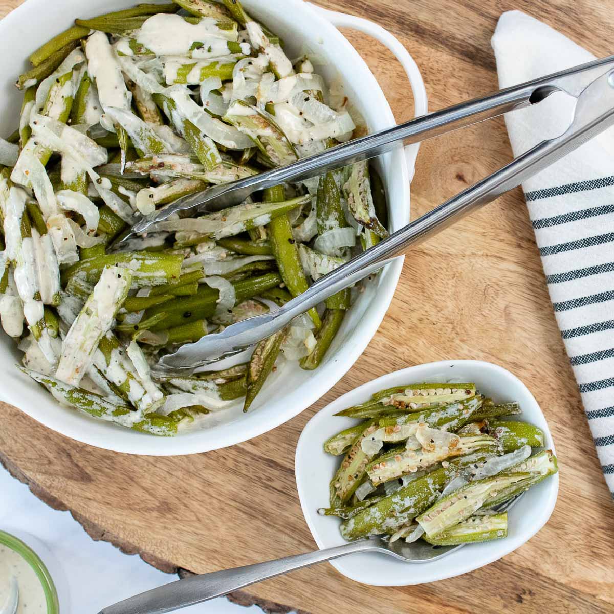 Easy Sheet Pan Roasted Okra and Onions – Add Salt & Serve