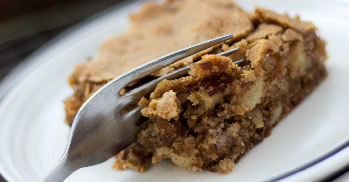 Baked Apple Bars with Walnuts and Cinnamon – Add Salt & Serve