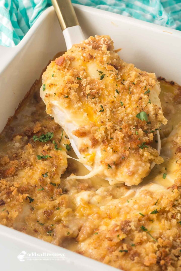 Baked Swiss Chicken with White Wine – Add Salt & Serve